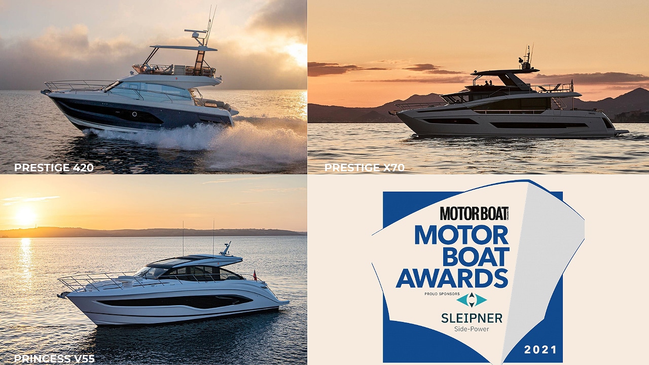 2021 Motor Boat Award finalists include Princess & Prestige - Galati Yachts