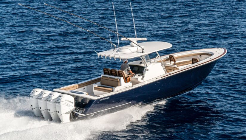 Nav Tracker on Valhalla Center Consoles - Galati Yachts