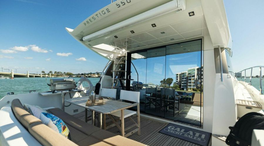 2016 Prestige 550S: The Ultimate Waterfront Lifestyle - Galati Yachts