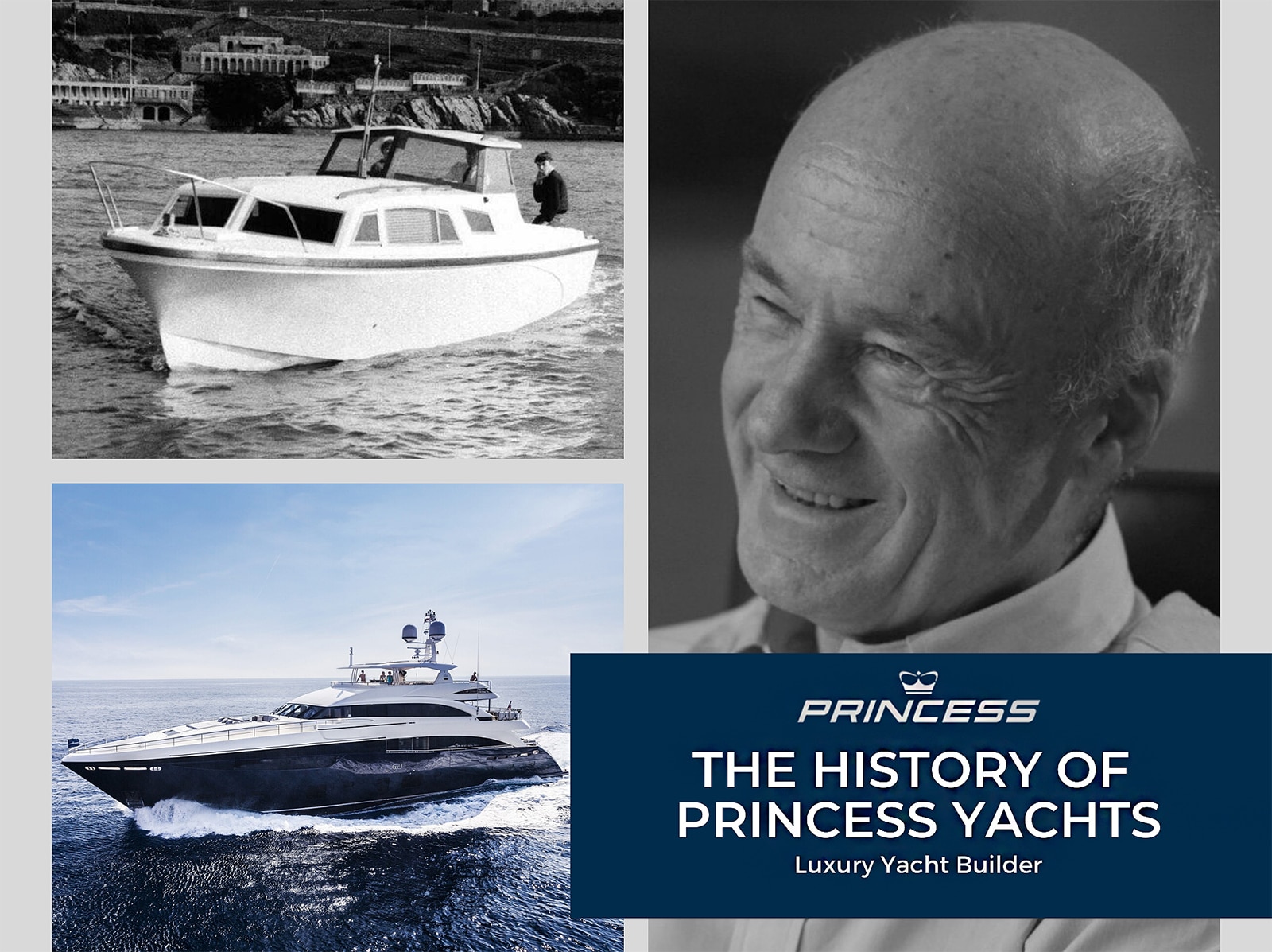 The History of Princess Yachts | Luxury Motor Yachts - Galati Yachts